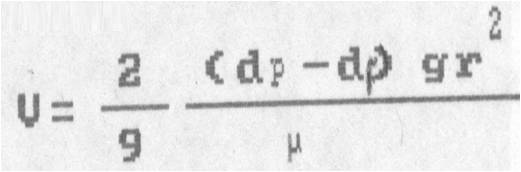 Locos por la Geología » La ley de Stokes